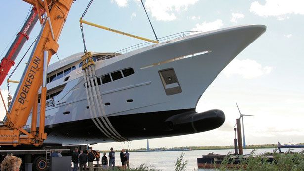 Superyacht Nassima launched by Acico Yachts